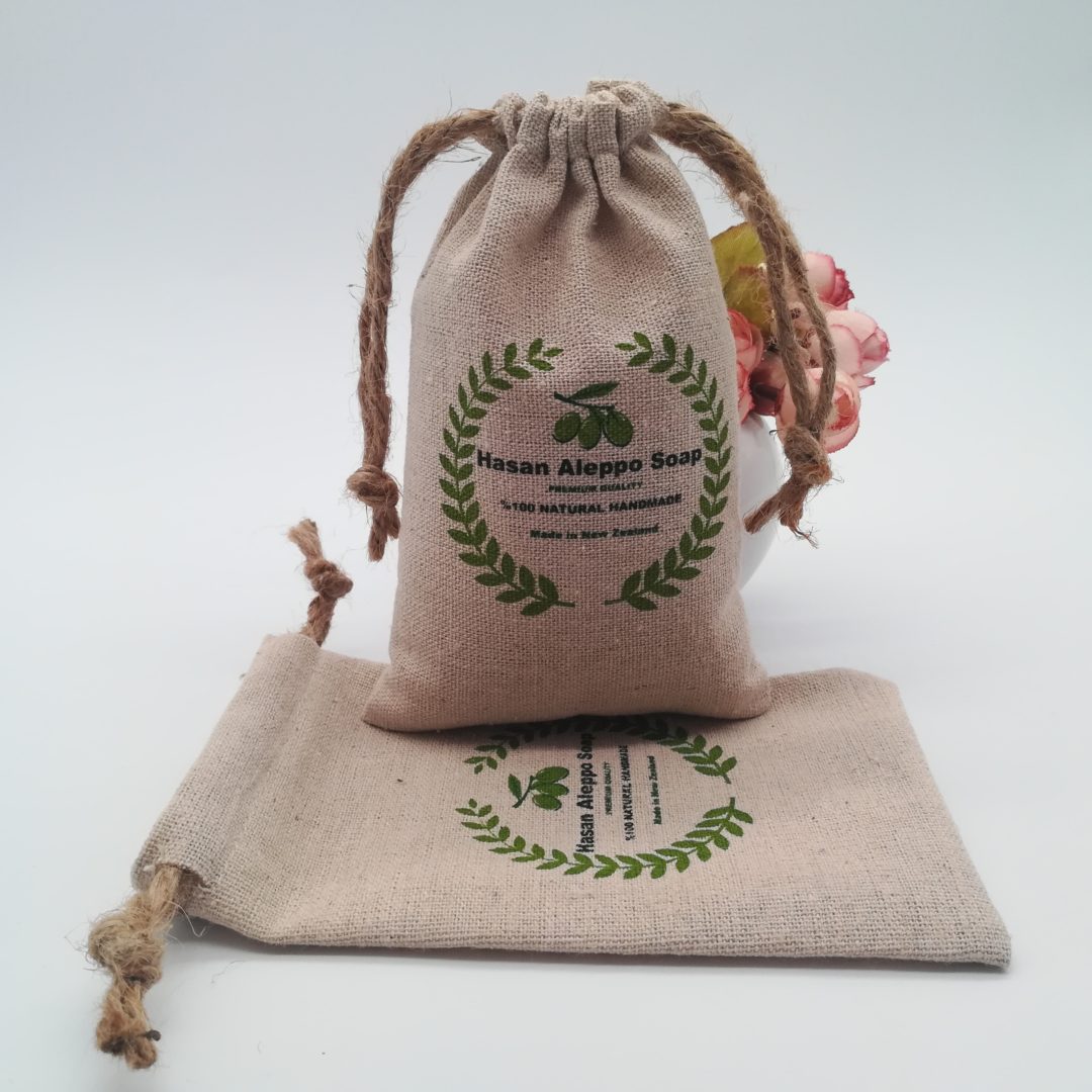 Jute Soap Bag | Hasan Cosmetics New Zealand